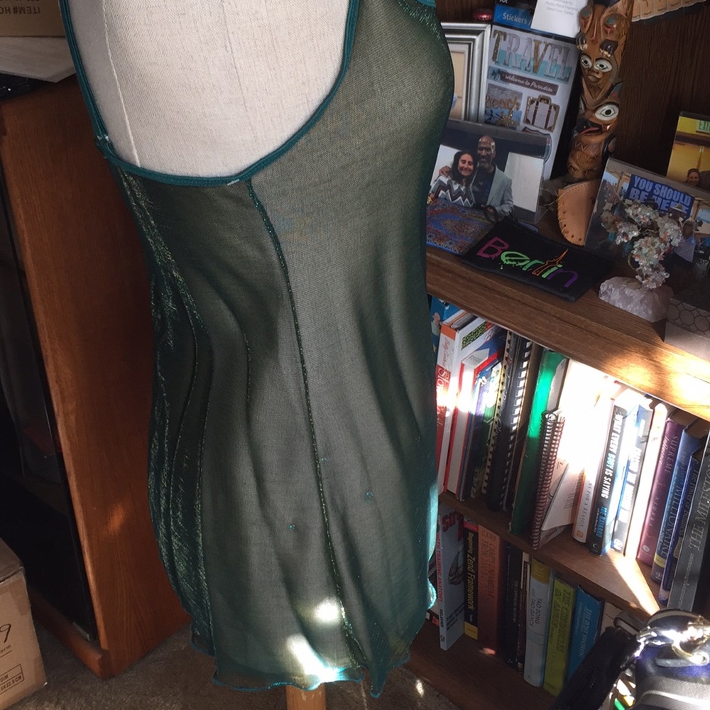 Fredrick’s Of Hollywood Teal Sheer Mesh Lingerie - Gem